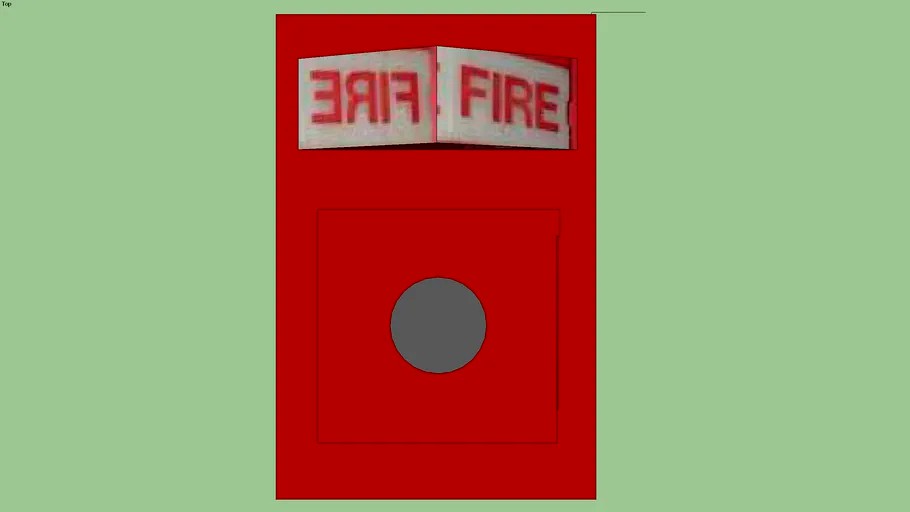 Simplex Fire Alarm 2903?2 3d model