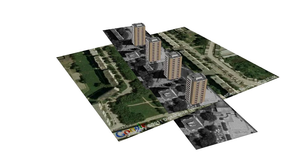 Paneláky 3d model