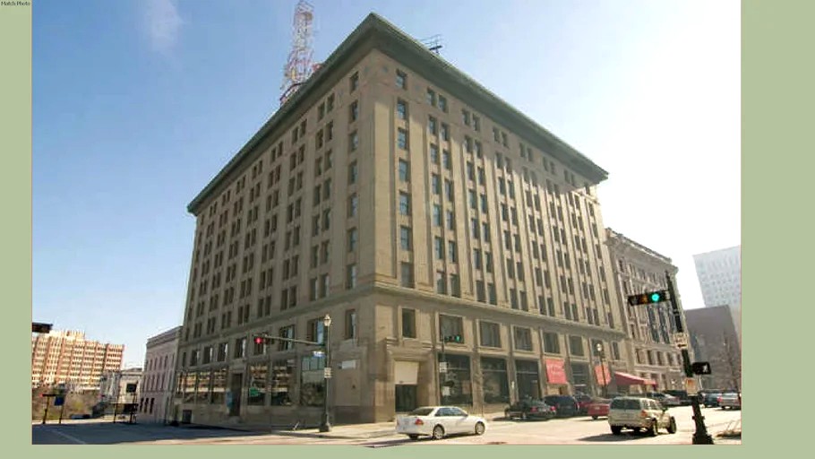 Southern Pacific Railroad building Houston TX 3d model