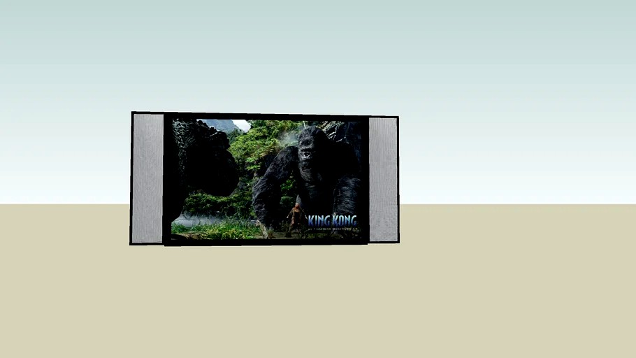 plasma screen 3d model