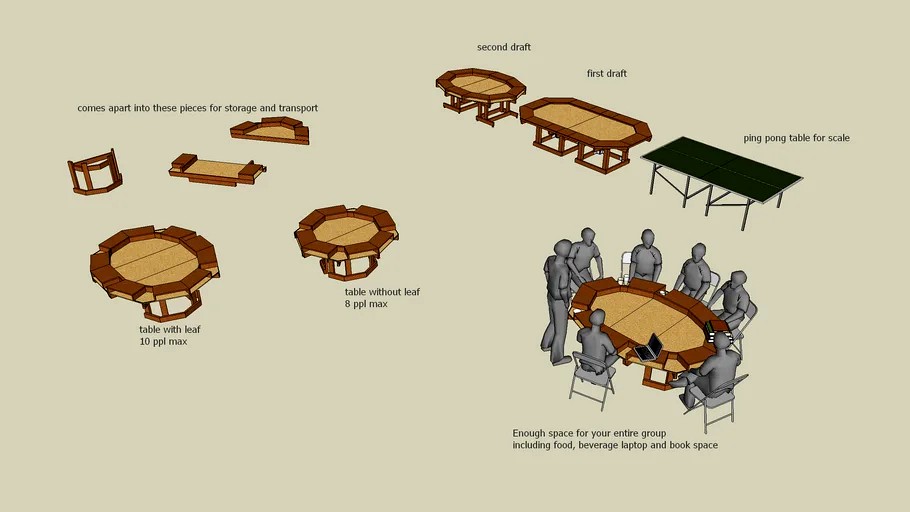 ScryingChain's Ultimate RPG Game Table 3d model