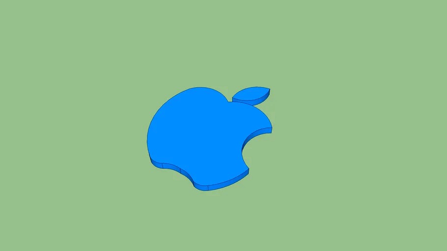 Logo Apple 3D model