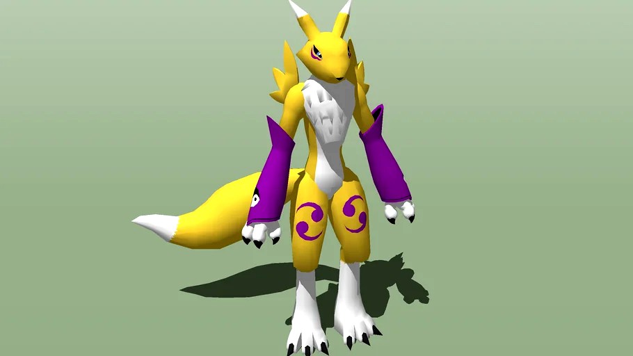 Renamon 3d model
