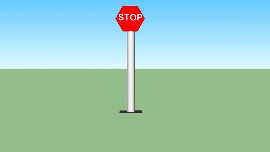 Stop Sign 3d model