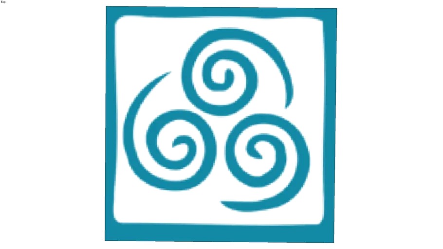 Avatar : AIRBENDING SYMBOL 3d model