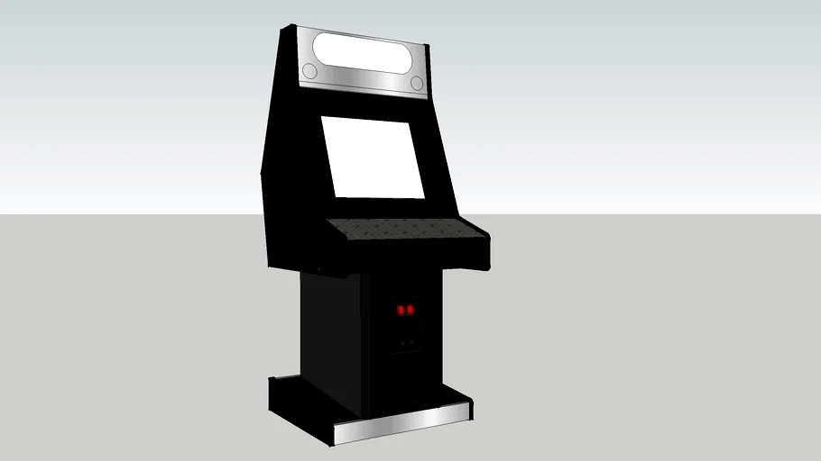 Generic arcade cabinet- Dynamo Big Boy 3d model