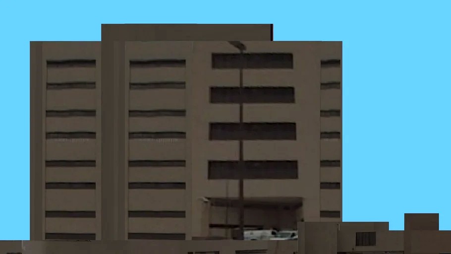 Lake County Jail 3d model