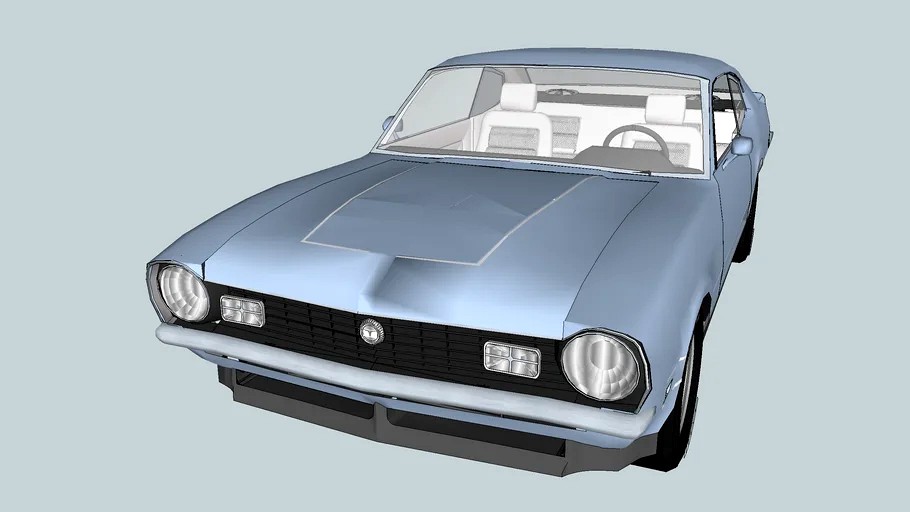 ’72 Ford Maverick custom 3d model