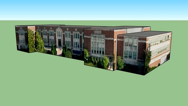 Braunstein Hall 3d model