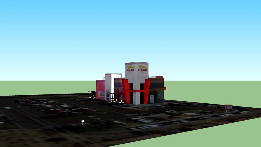 In-N-Out Burger, Tempe, AZ 3d model