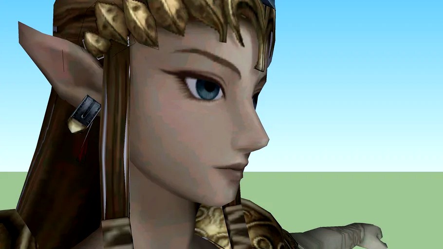 Twilight Princess Princess Zelda 3d model