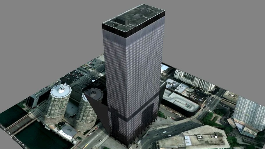IBM Plaza 3d model
