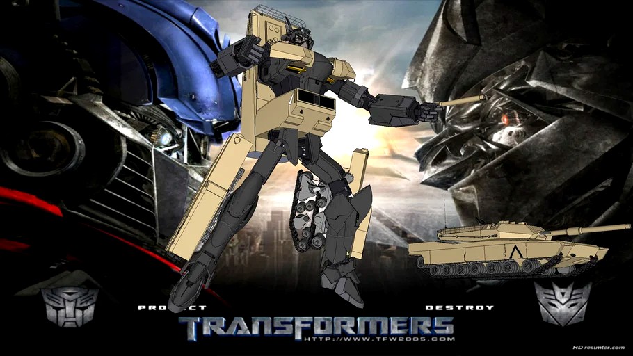transformers tank 3d model