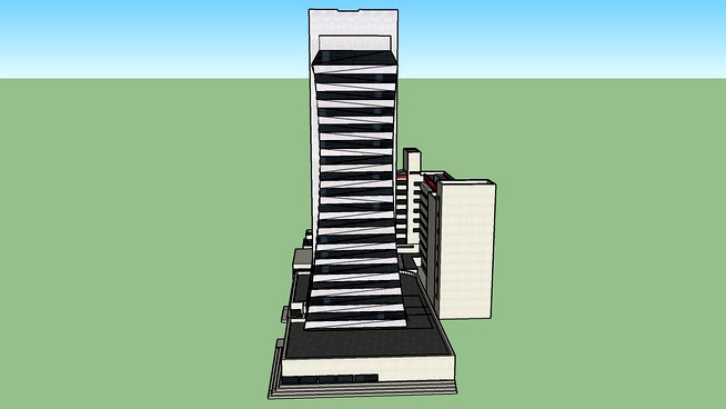Edificio Miss Universo 3d model