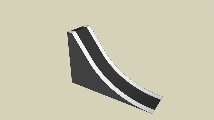 FMX Ramp Series 1: Standard Ramp 3d model