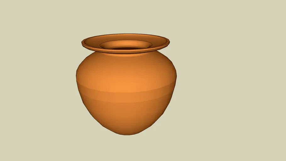 Greek Terikata Pot 3d model