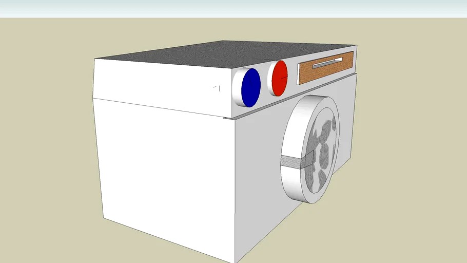wash-machine 3d model