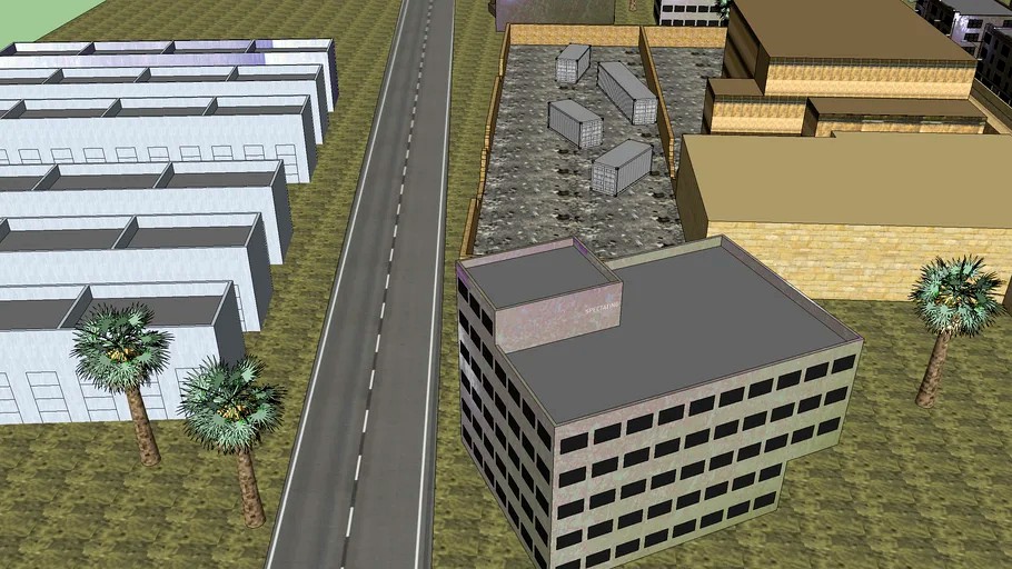 call of duty map 3d model