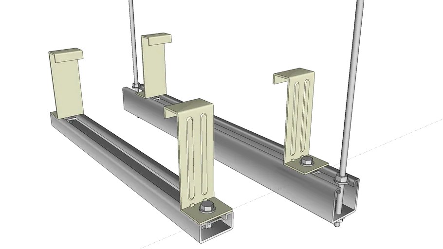 Cable Ladder Support 3d model