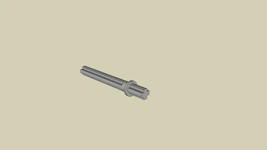 Lego Technic Axle 3d model