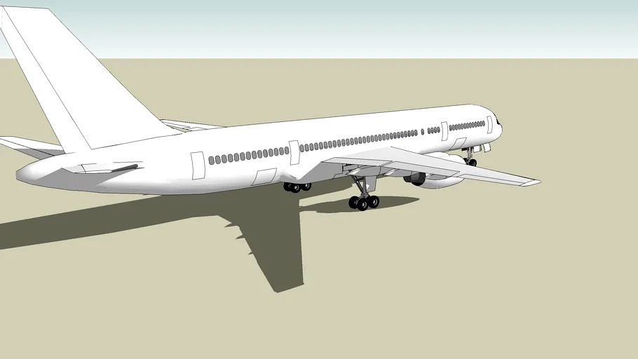 Boeing 757-200 BLANK] 3d model