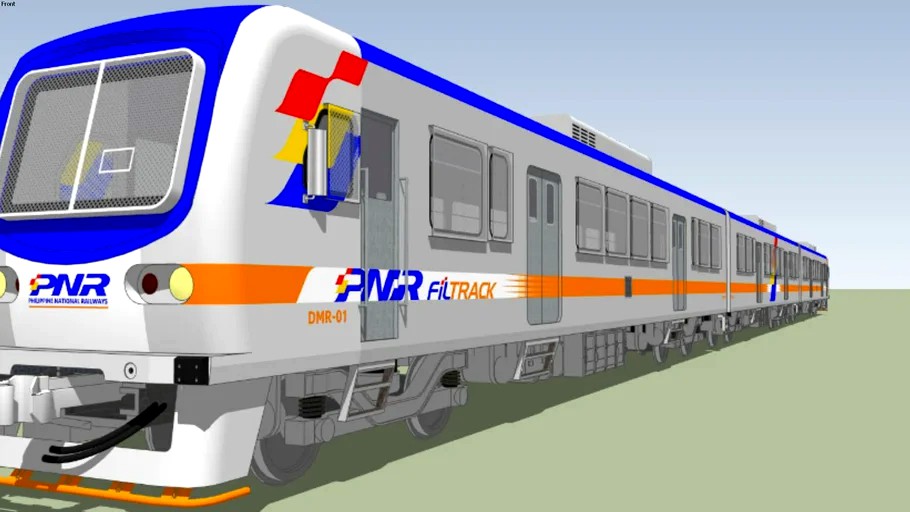 Philippine National Railways (PNR) new Hyundai-Rotem DMU fleet 3d model