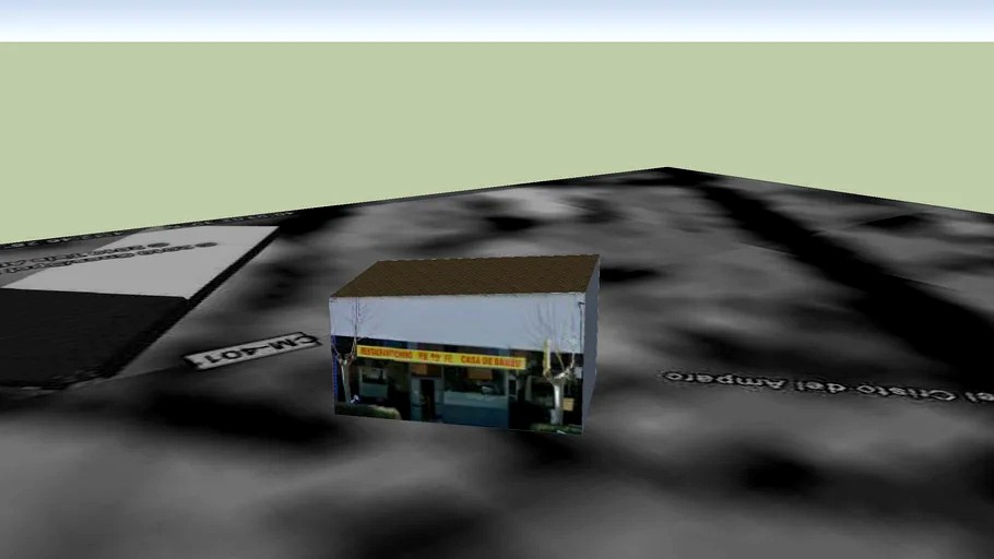restaurante chino 'Casa de Bambu' 3d model
