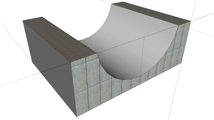 Halfpipe 3d model