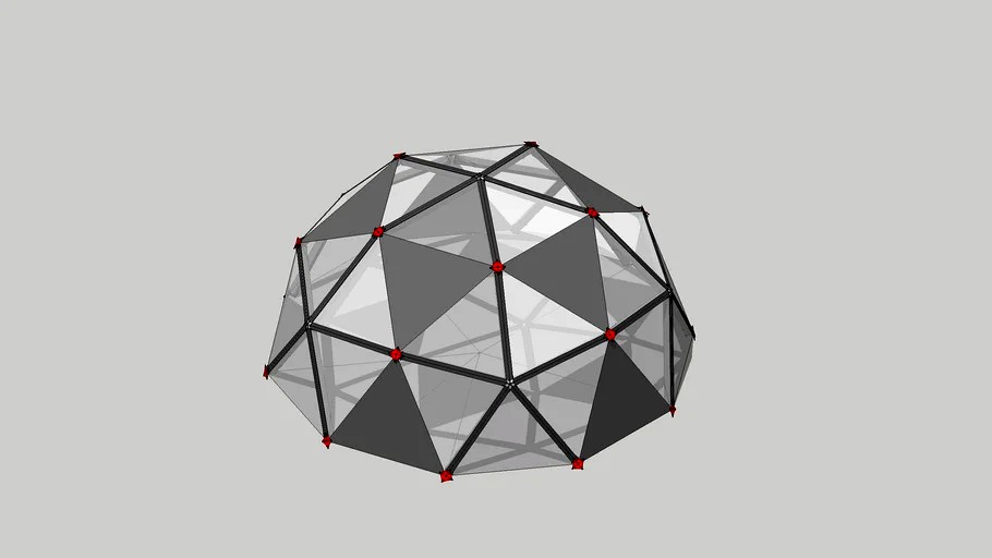 Geodesic Dome - Component 3d model