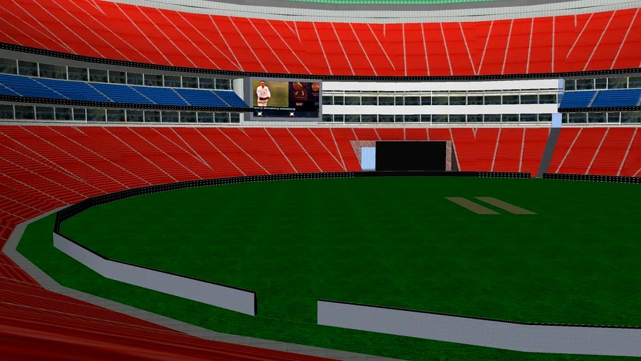 Cricket Stadium 3d model