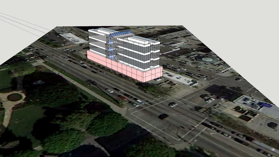 Proposed Development Project 3d model