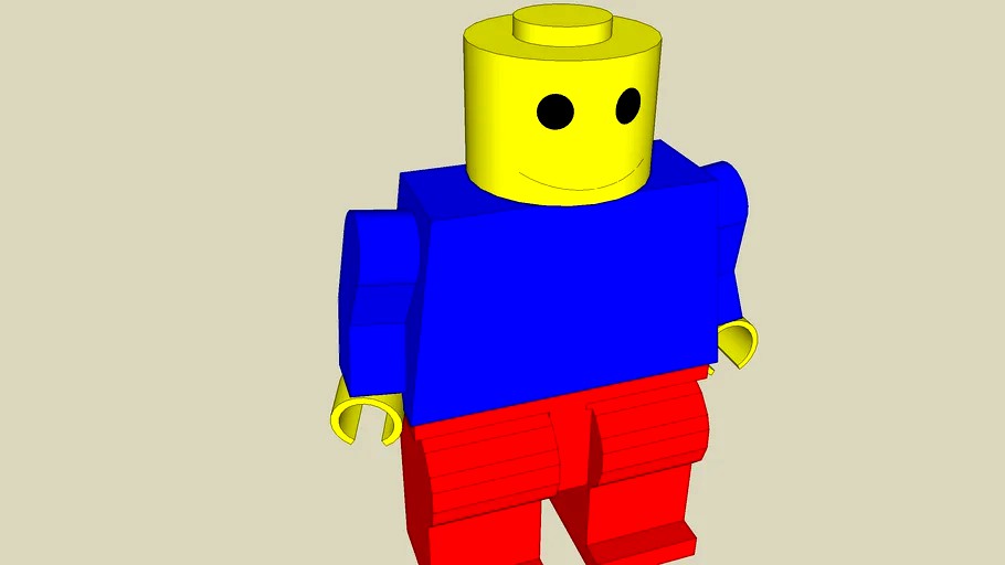 Lego Man 3d model