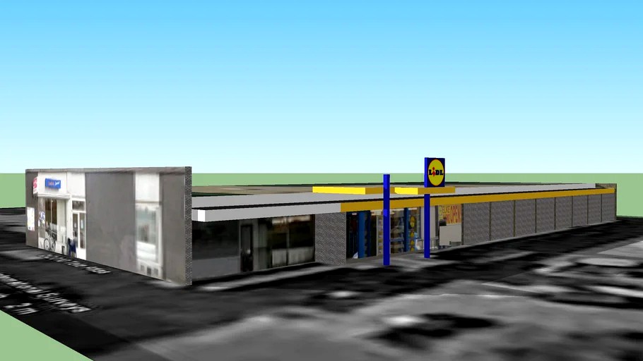 Lidl Heerenveen 3d model