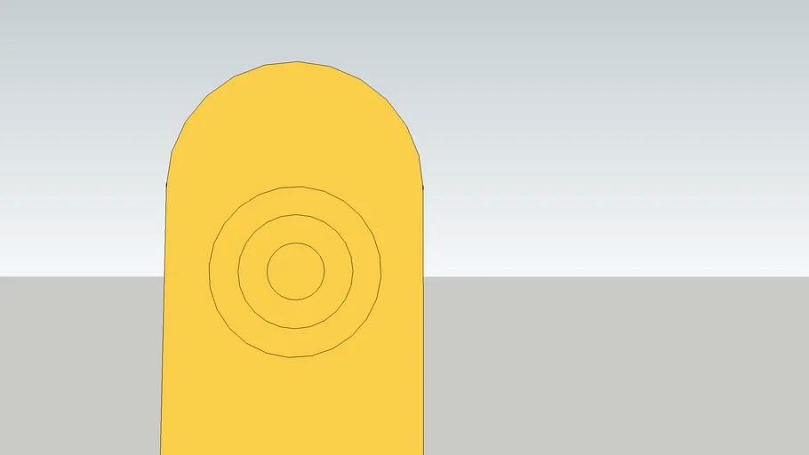 NRA D-1 Target 3d model