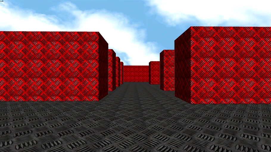 Metal Maze - Sketchup 7. 3d model