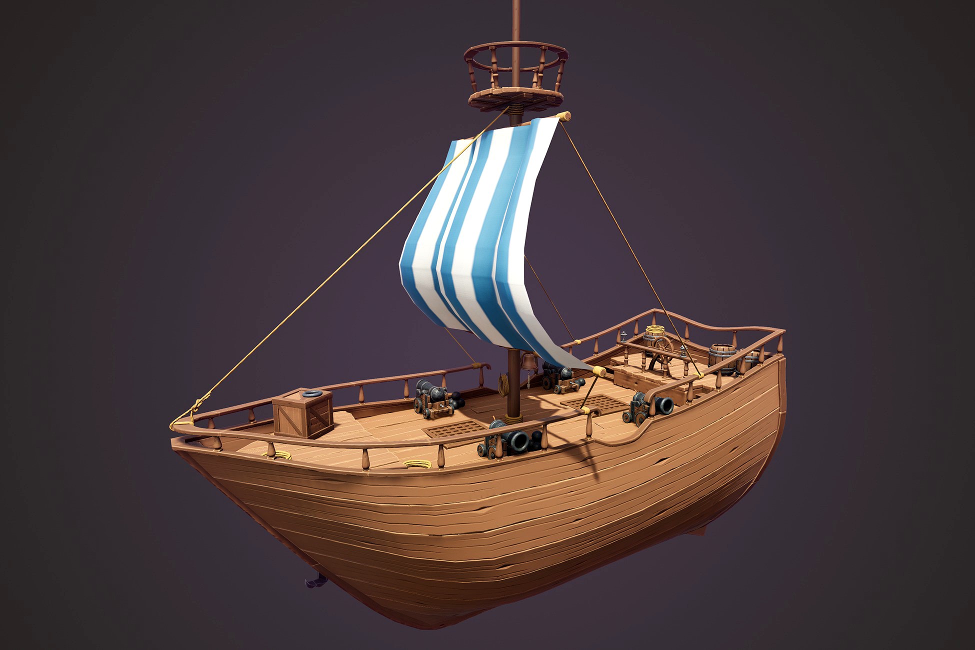 Stylized Ship 3d model
