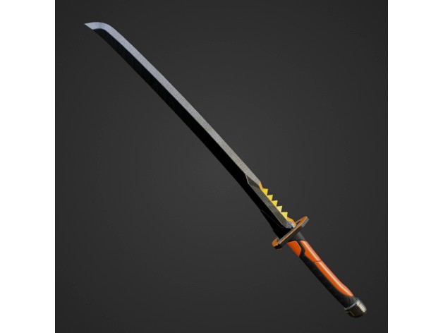 Fortnite DeathStroke Inspired Sword by Budwin 3d model