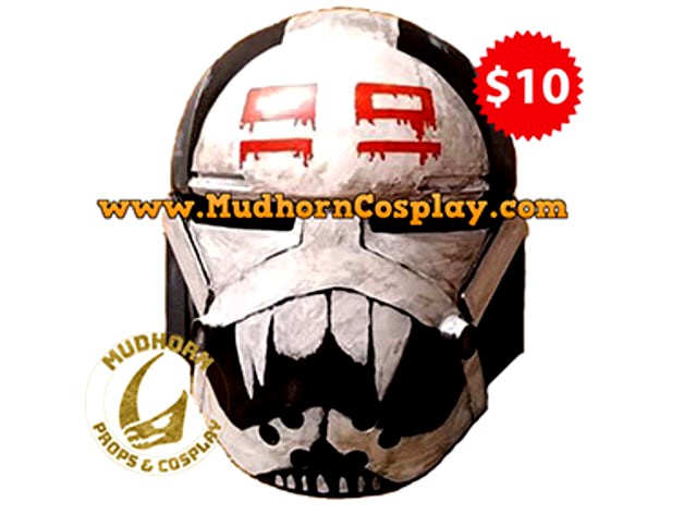 Wrecker Helmet - Bad Batch - Star Wars Cosplay by Mudhorn_Cosplay_Props ...