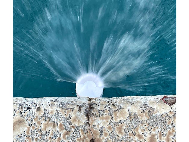 Customizable Pool Aerator Nozzle for High Coverage by oldfartt 3d model