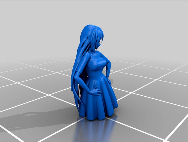 TDA Red Lady Luka - Megurine Luka by 09williamsad 3d model