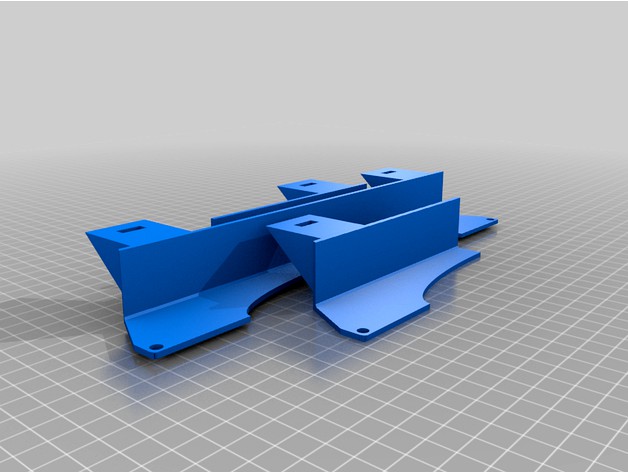 Roku Streambar Under Mount for Insignia TV by drethedog 3d model