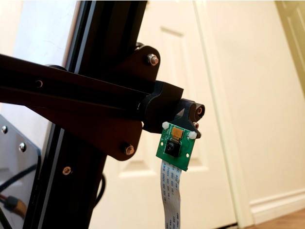 Adjustable Raspberry Pi Camera Mount for Ender 3 by 3DQue model