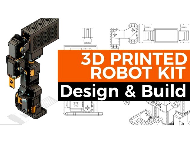 YouMakeRobots 3D Printed Robot Kit by YouMakeTech model