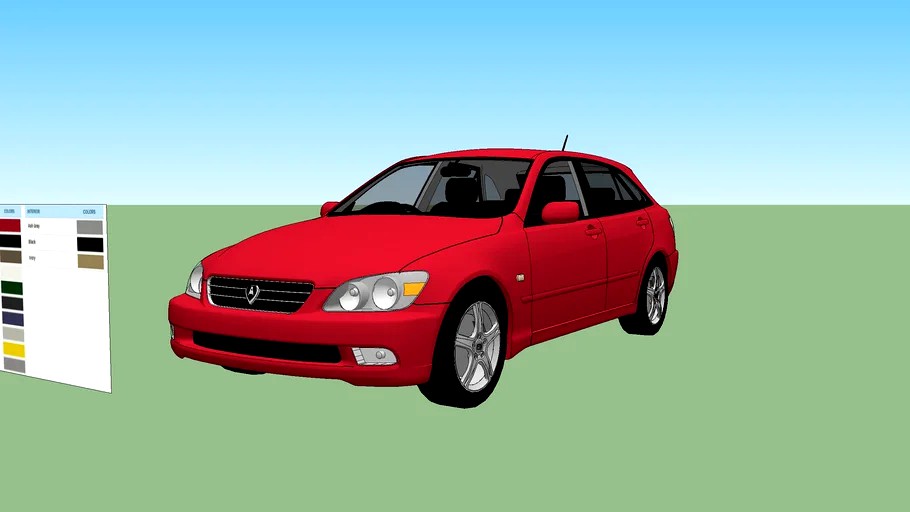 2001 Toyota Altezza Gita AS300 3d model
