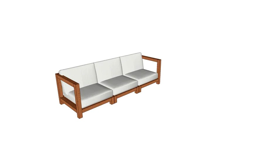 OUTDOOR SOFA 3d model