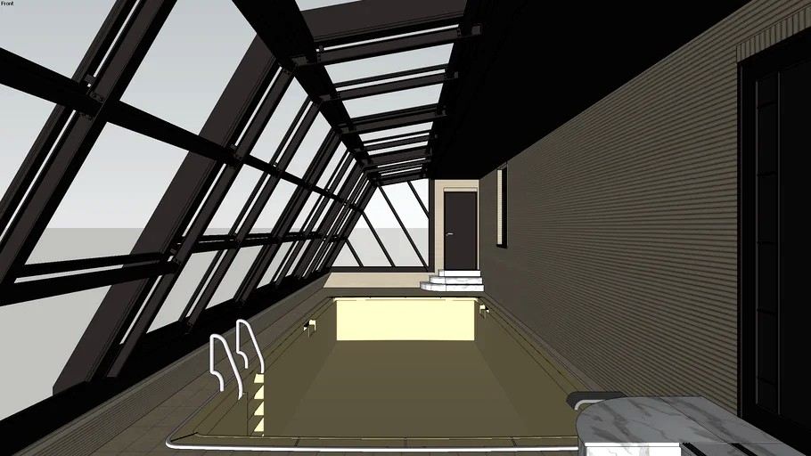 那個泳池, Hanazono Room, 'That Pool' 3d model