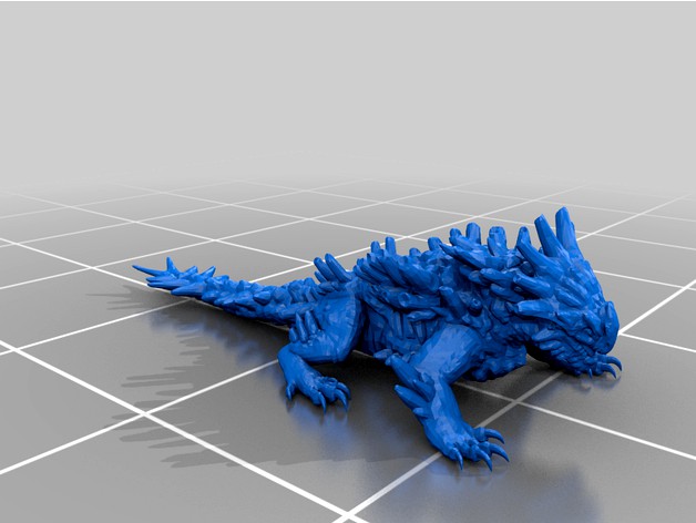 Magmasaur ark survival evolved by henkie1234 3d model