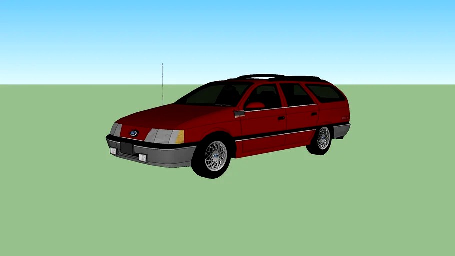 1993 Ford Taurus Wagon 3d model