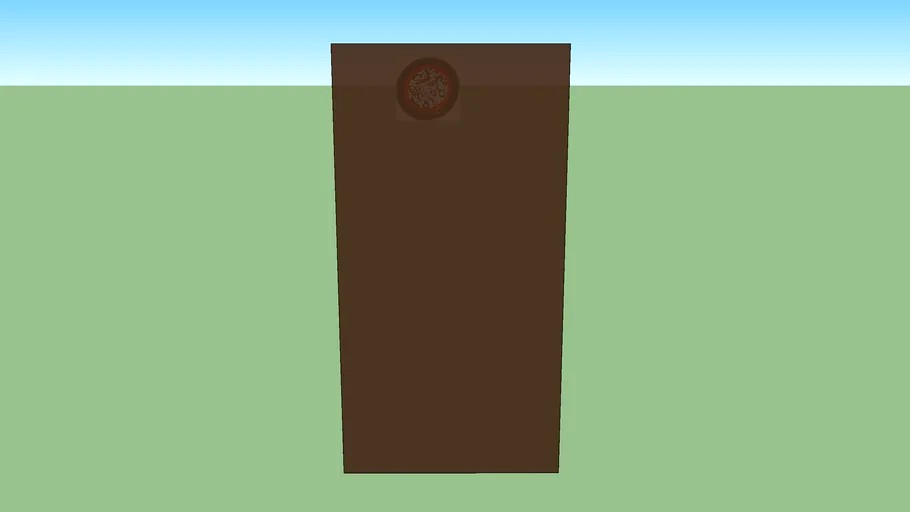 Vidro reflecta Bronze 3d model
