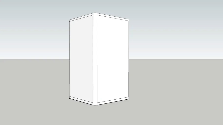Swiftwall Panel Corner Assemblage 3d model